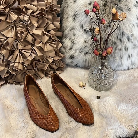 Vintage | Shoes | Vintage Woven Leather Made In Brazil Almond Toe ...